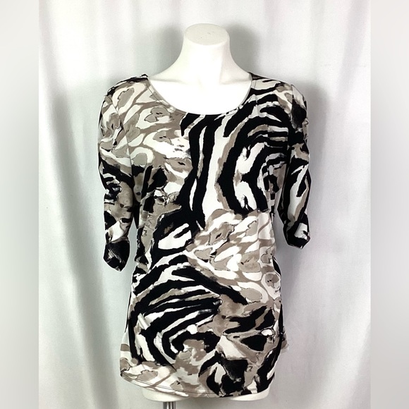 Alfani | Tops | Alfani Silky Soft Stretch Ruched Blouse | Poshmark
